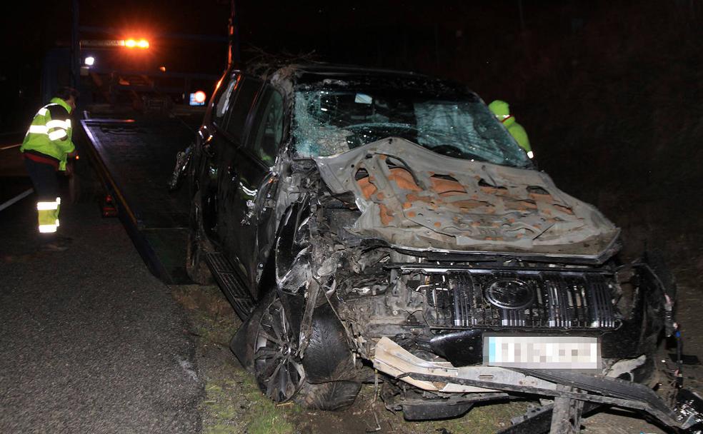 Un aparatoso accidente en la autovía entre Valladolid y Segovia se salda sin heridos graves | El ...